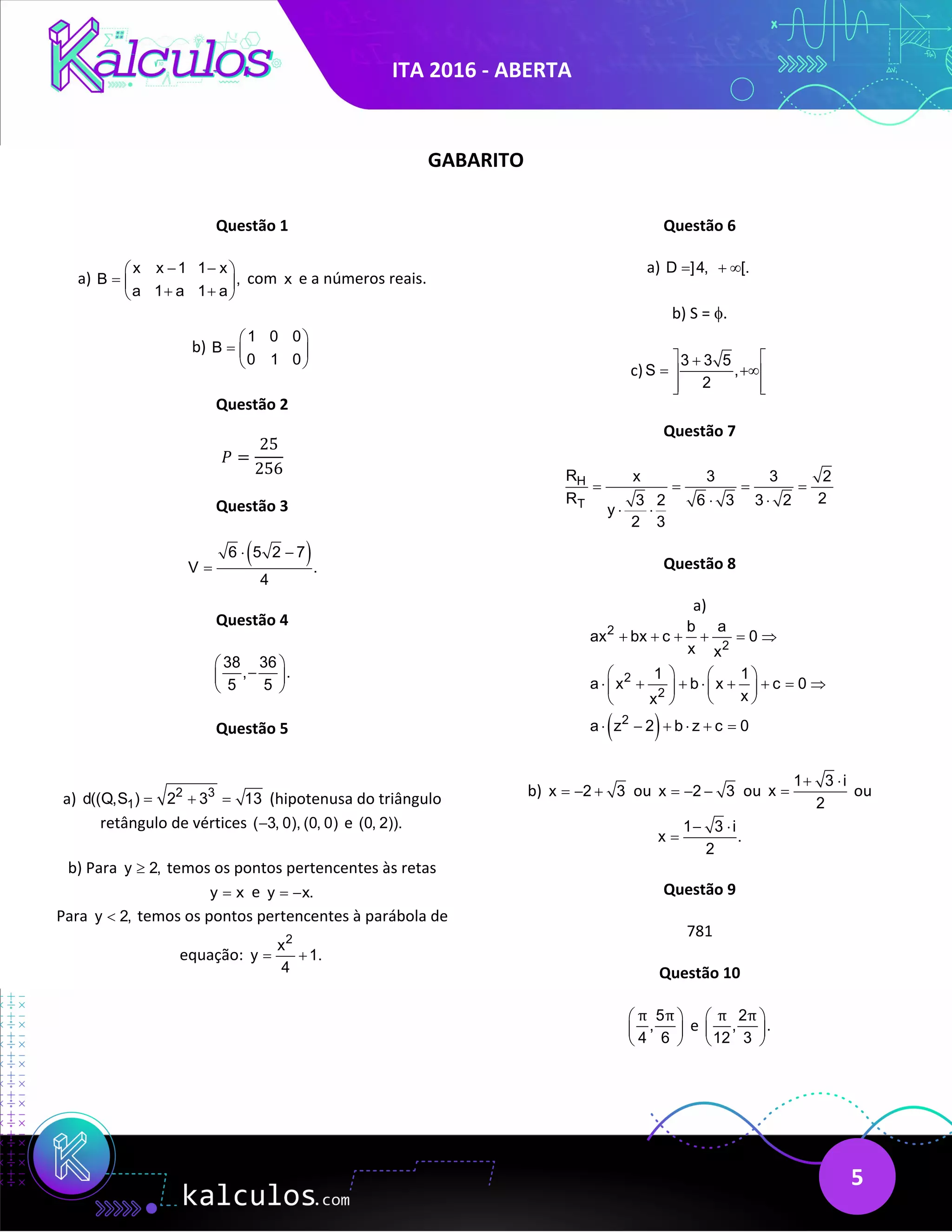 ITA 2016 - aberta | PDF