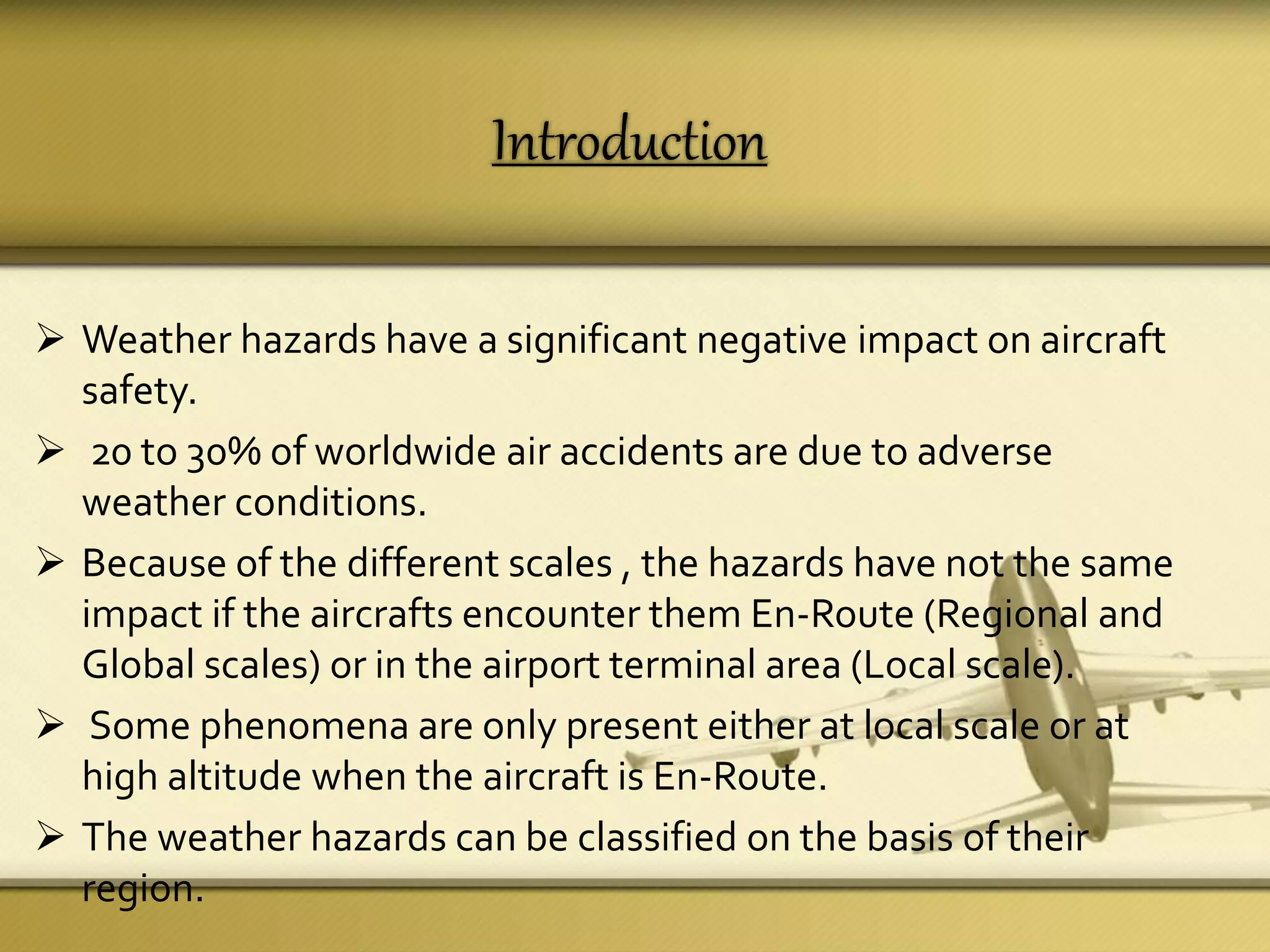AViation Meteorology weather effects hazards | PPTX