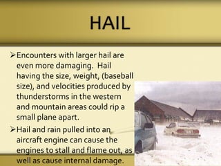 AViation Meteorology weather effects hazards | PPTX