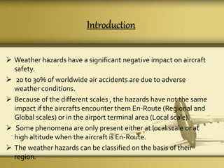 AViation Meteorology weather effects hazards | PPTX