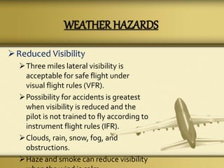 AViation Meteorology weather effects hazards | PPTX