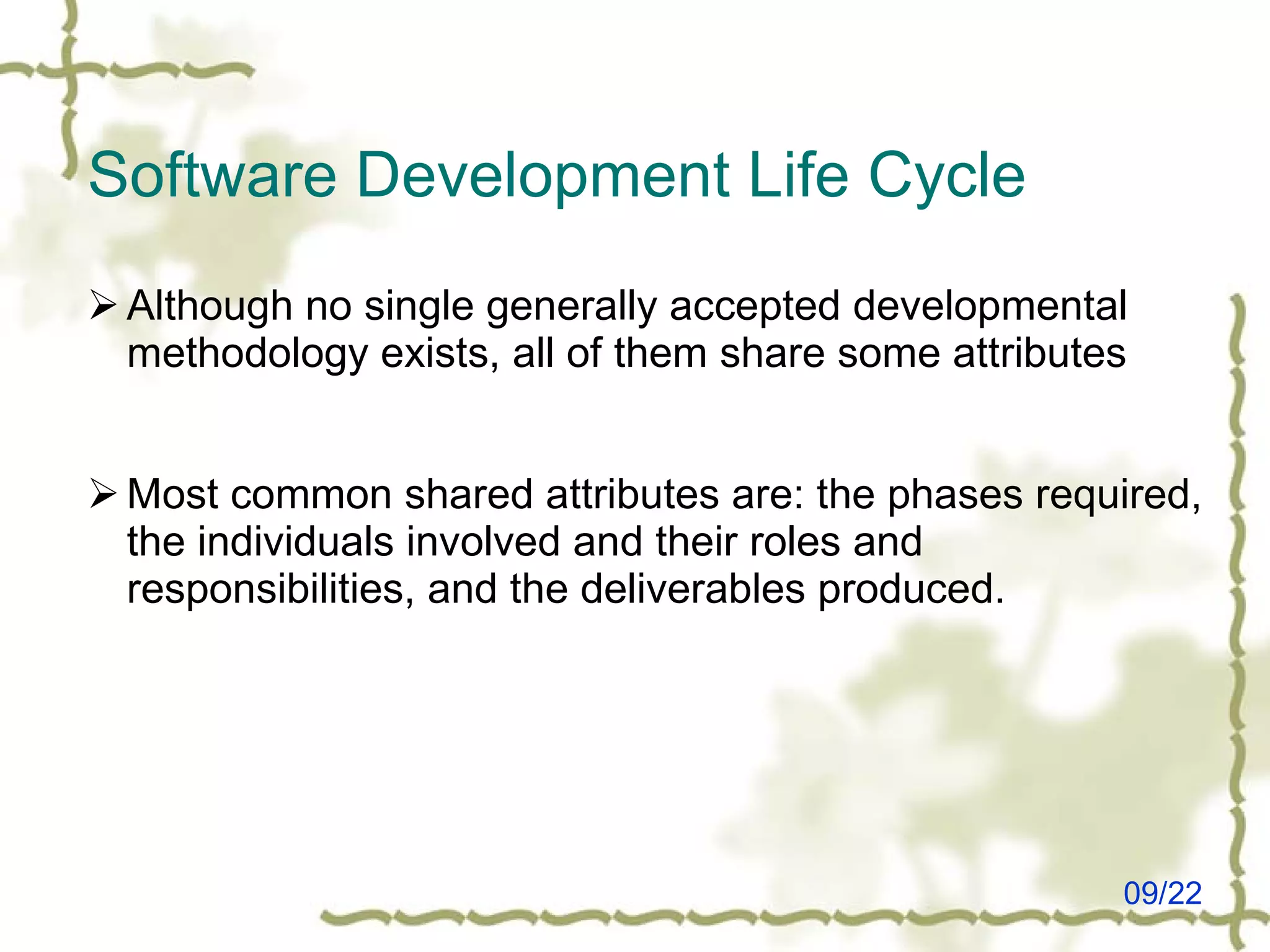 SW Development Methodologies | PPT
