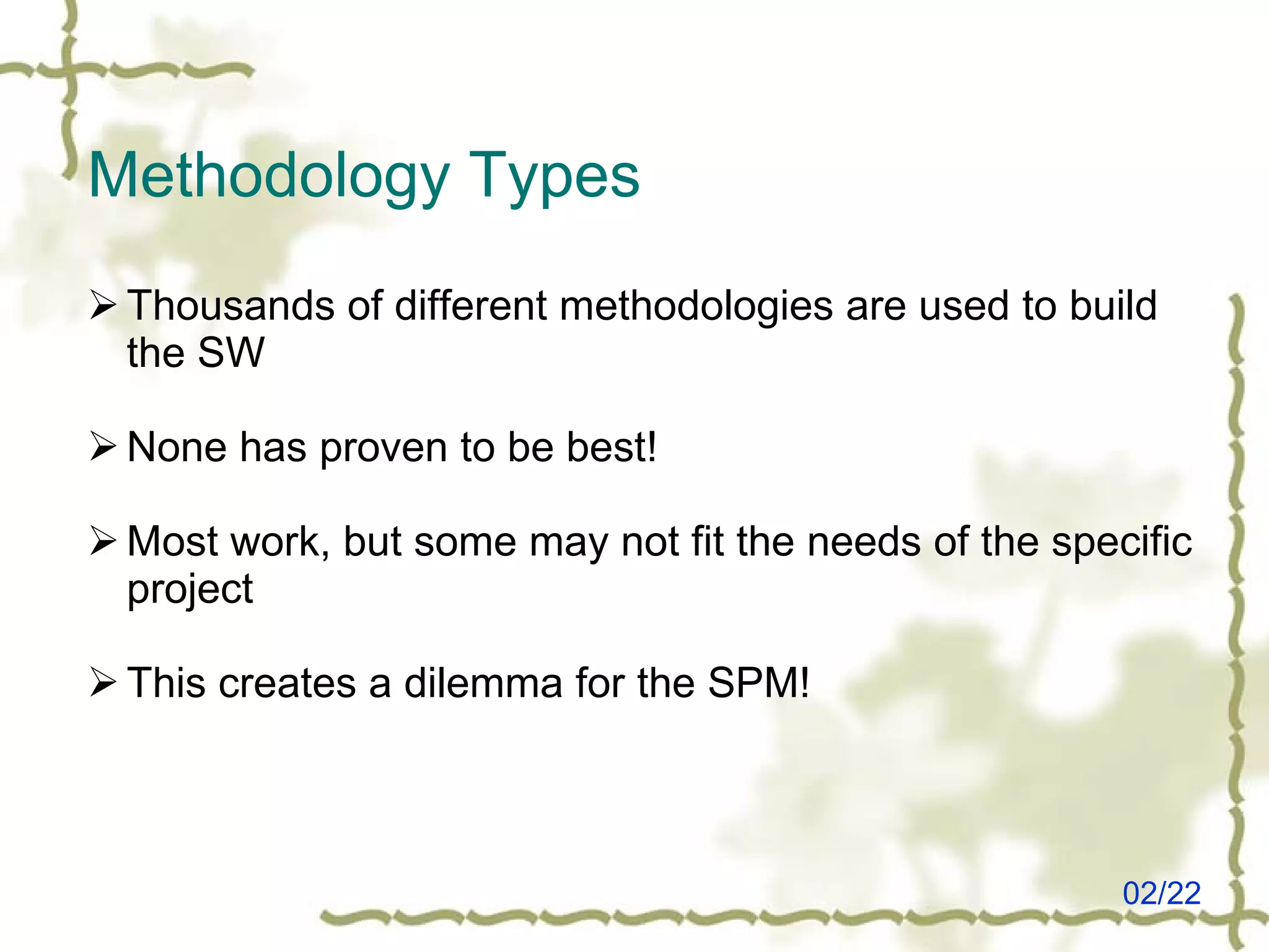 SW Development Methodologies | PPT