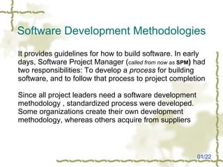 SW Development Methodologies | PPT