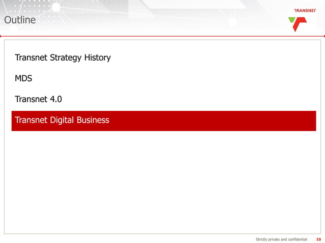 Ita conference digital journey of transnet presentation17 may2018 | PDF