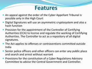 Information Technology Act 2008 | PPTX