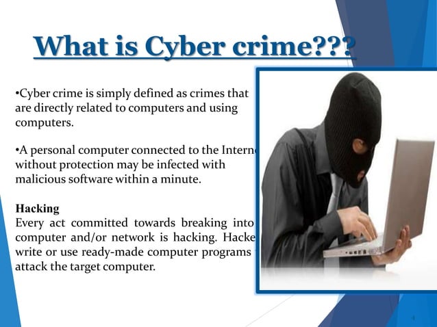 Cyber Crime(Hacking) - IT acts | PPTX | Crime & Harmful Acts to ...