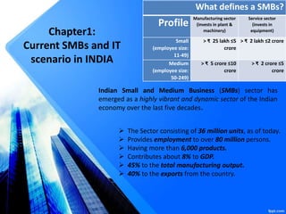 IT Adoption in Indian SMBs | PPTX