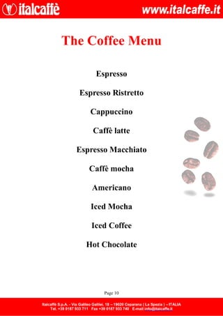 Italcaffe s barista_manual | PDF
