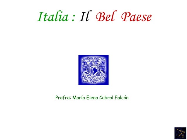 Italia Il Bel Paese 2008 | PPT