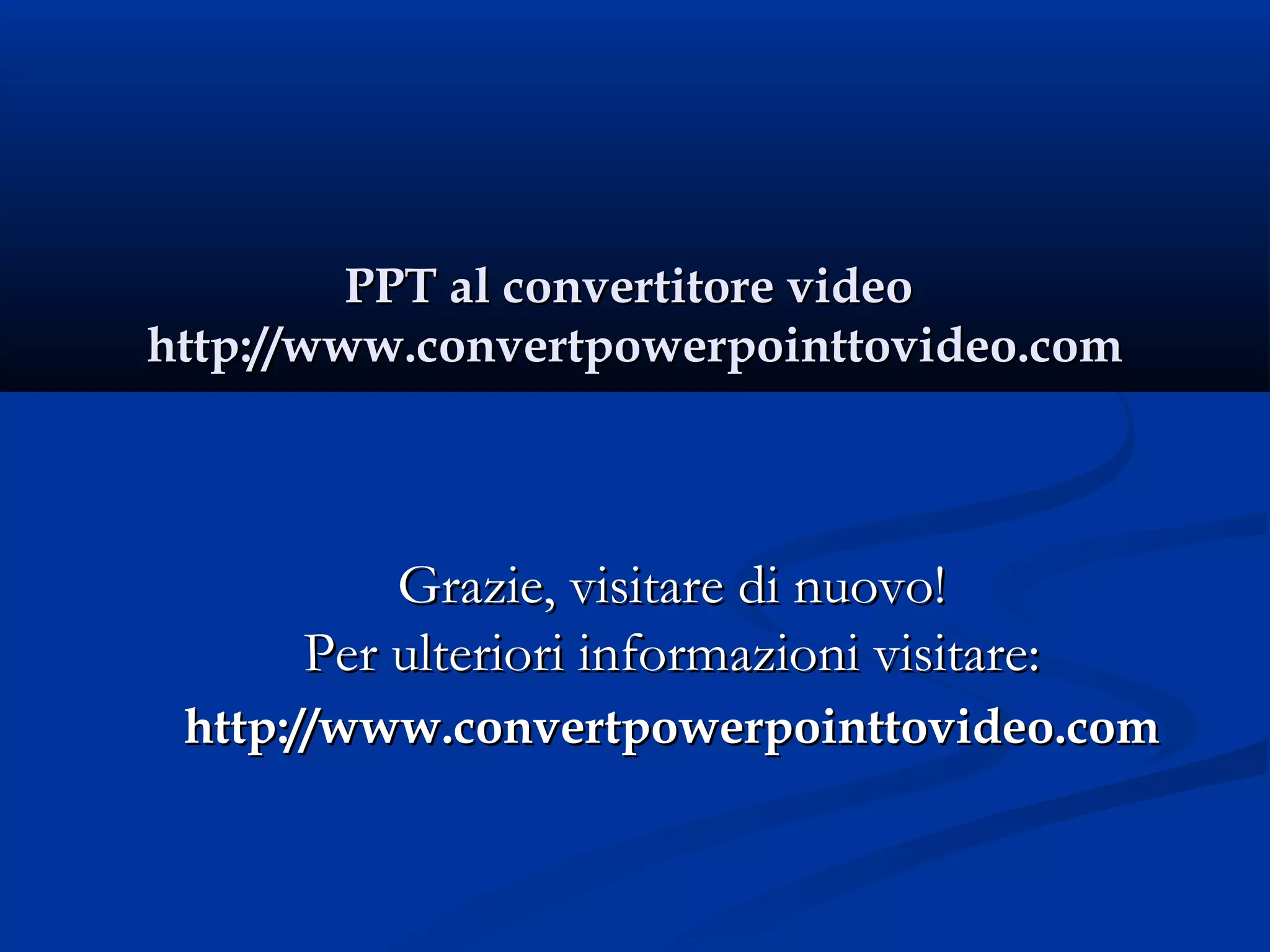 PPT al convertitore video | PPT