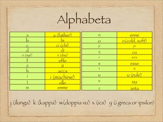 Italian- Introduction | PDF