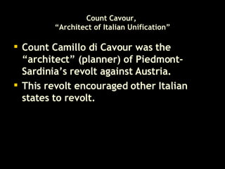 Italian and German Unification | PPT