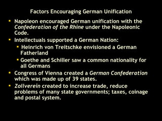 Italian and German Unification | PPT