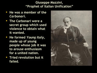 Italian and German Unification | PPT
