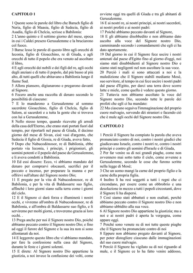 Italian - Book of Baruch.pdf | Judaism | Religion & Spirituality