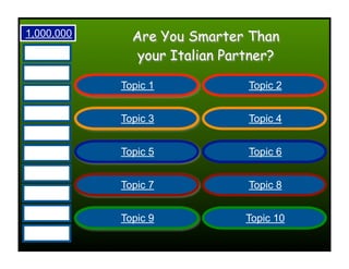 Italian History Game | PDF
