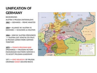 ITALIAN AND GERMAN UNIFICATION-FINAL 1.pptx