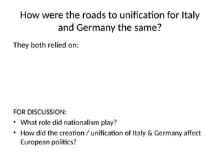 ITALIAN AND GERMAN UNIFICATION-FINAL 1.pptx