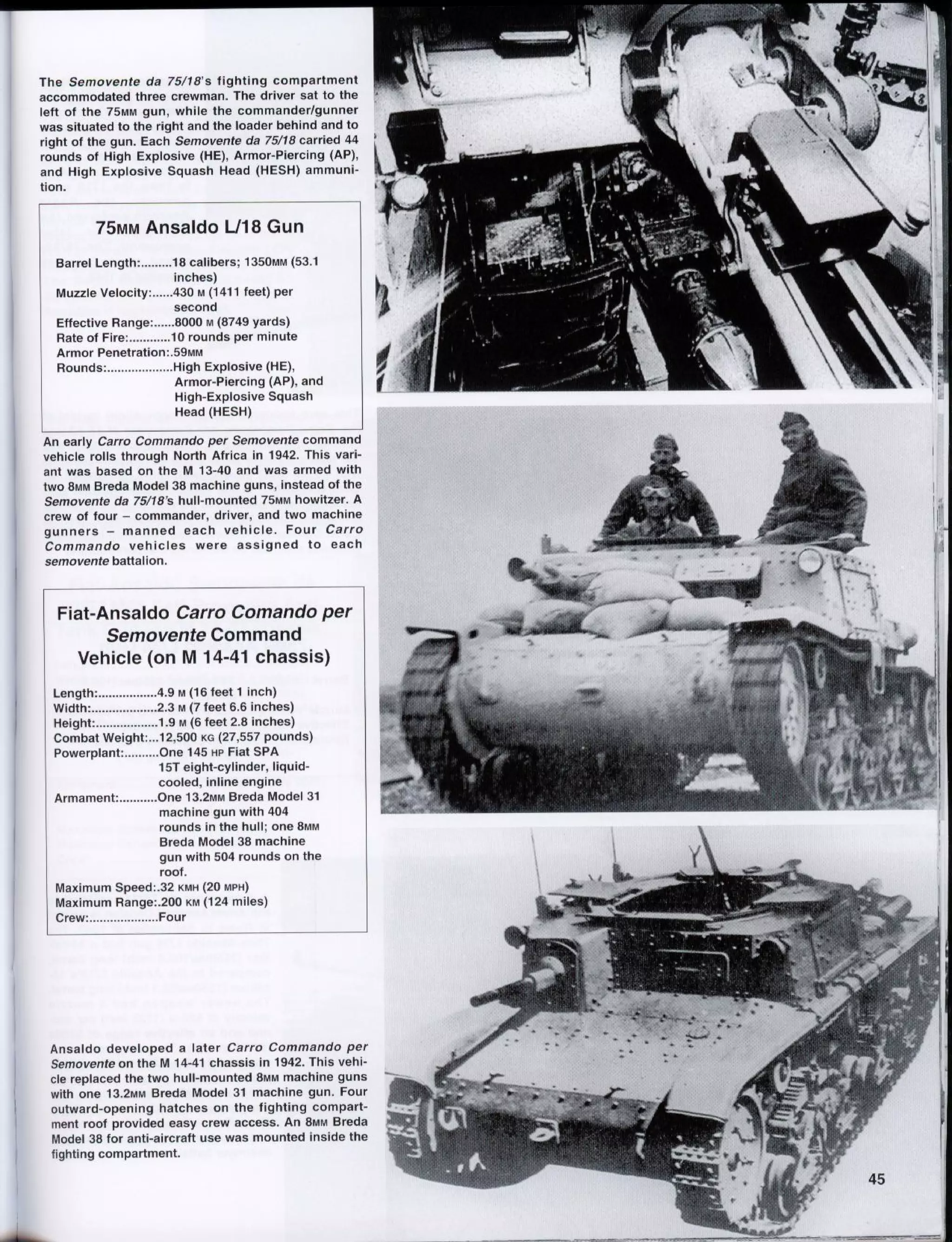 Italian armored vehicles of wwii | PDF