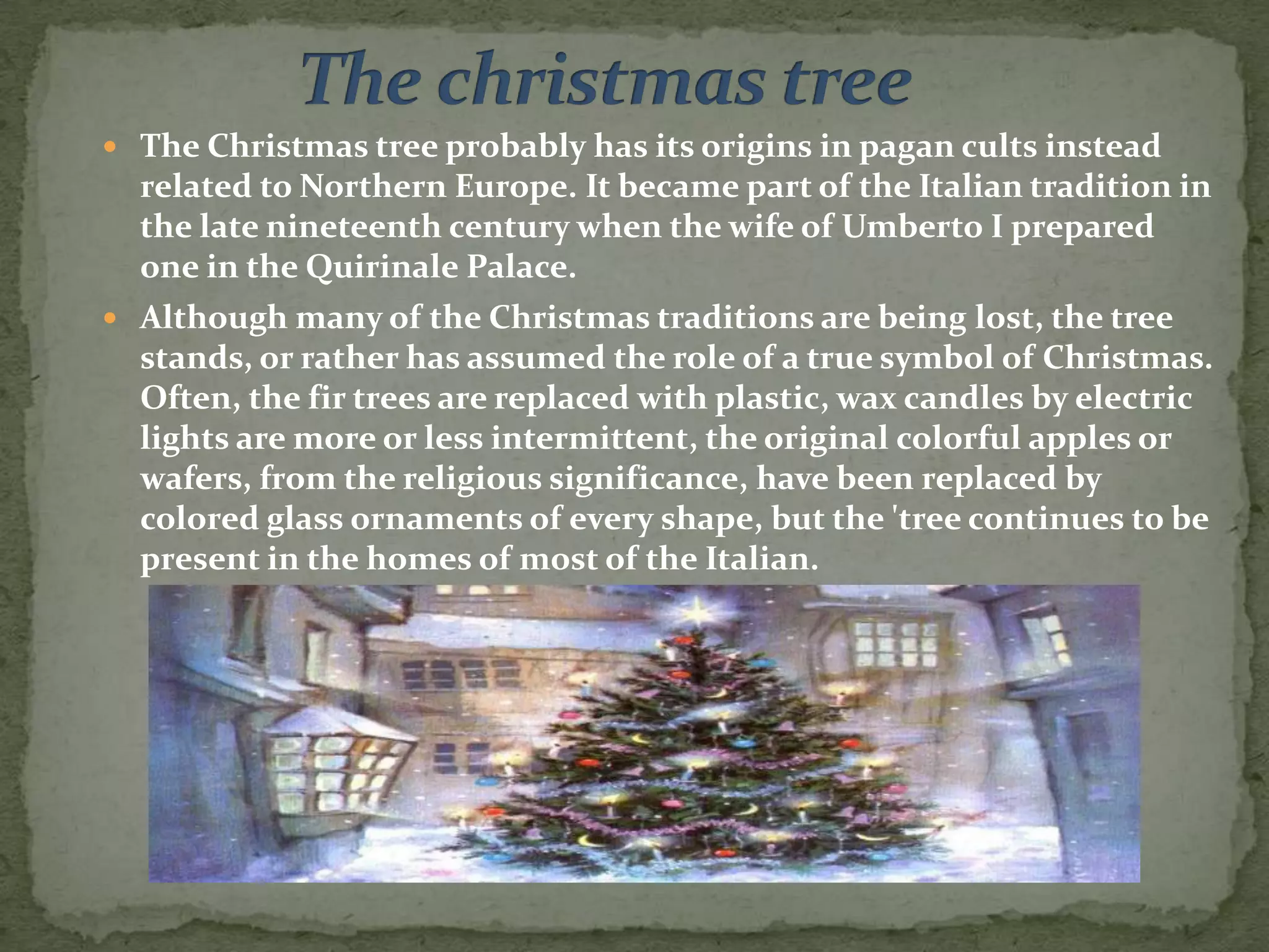 Italian christmas traditions | PPTX