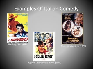 Italian comedy | PPTX