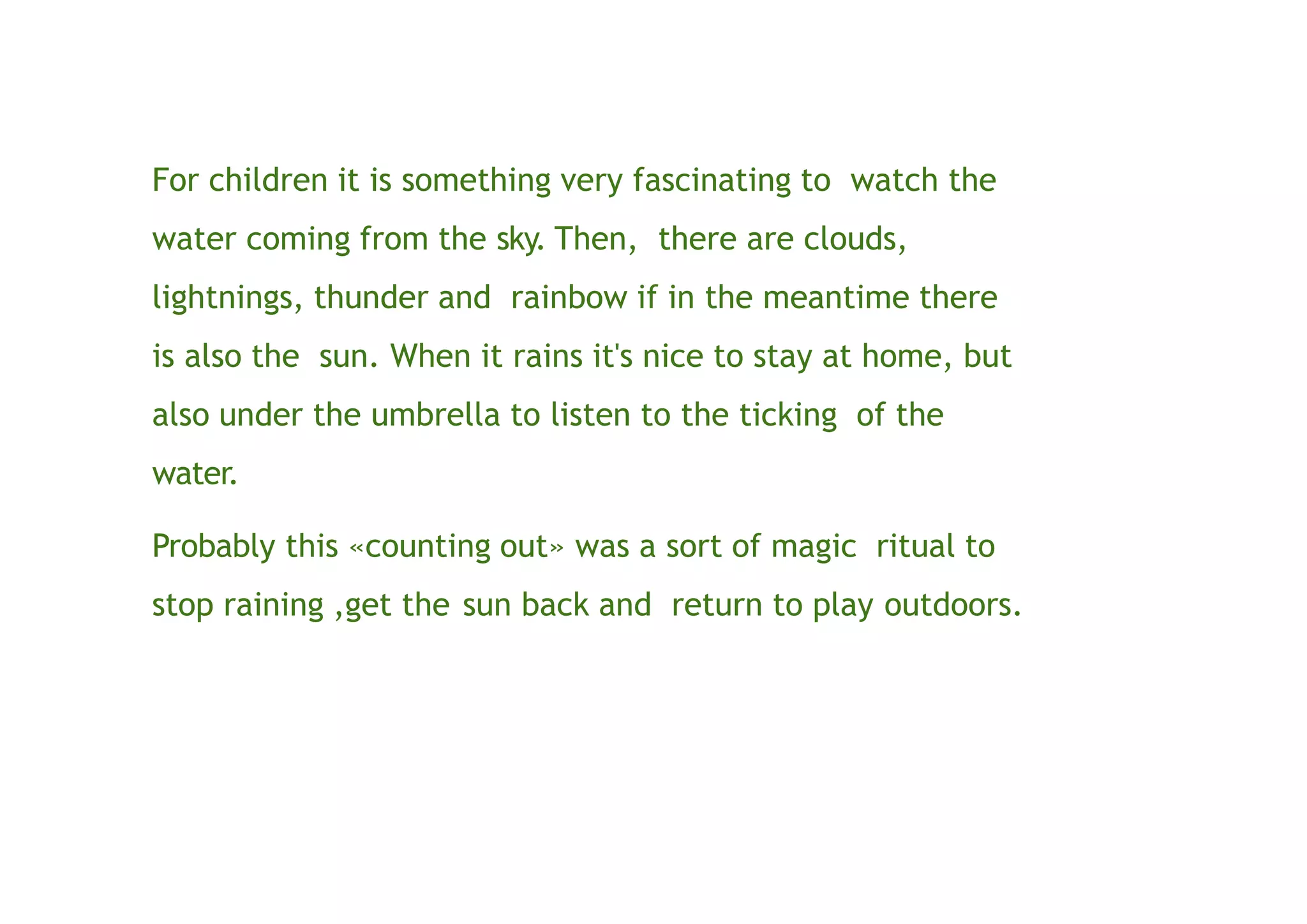 Italian counting out rhymes | PPT