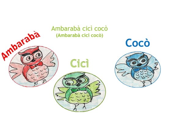 Italian counting out rhymes | PPT