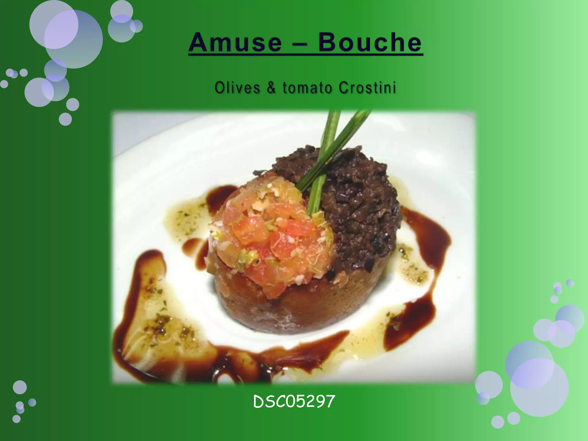 Italian Dinner Set Menu | PPTX