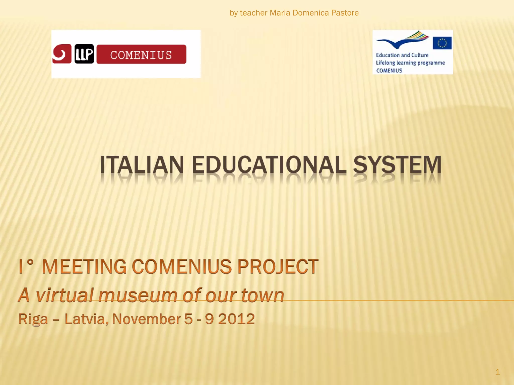 Italian educational system | PPT | Daycare and Pre-School | Parenting