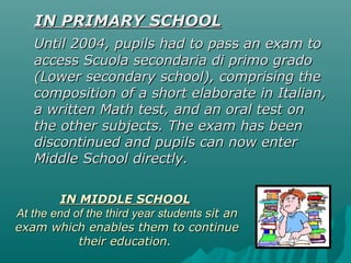 Italian education system | PPT