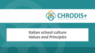 Key Features of the Education System in Italy | PPT