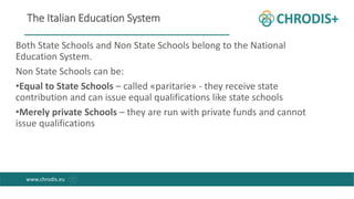 Key Features of the Education System in Italy | PPT