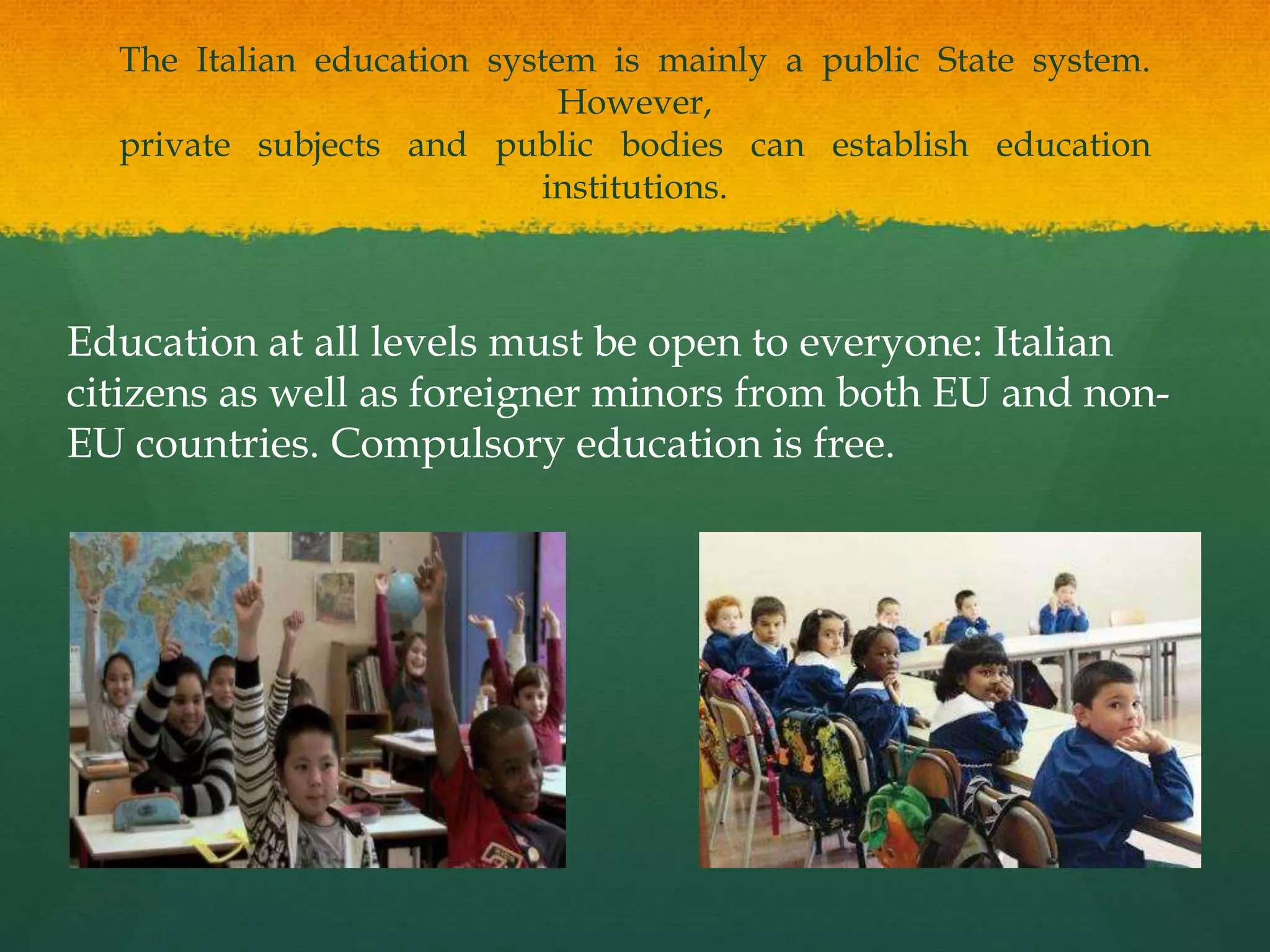 Italian education system | PPT