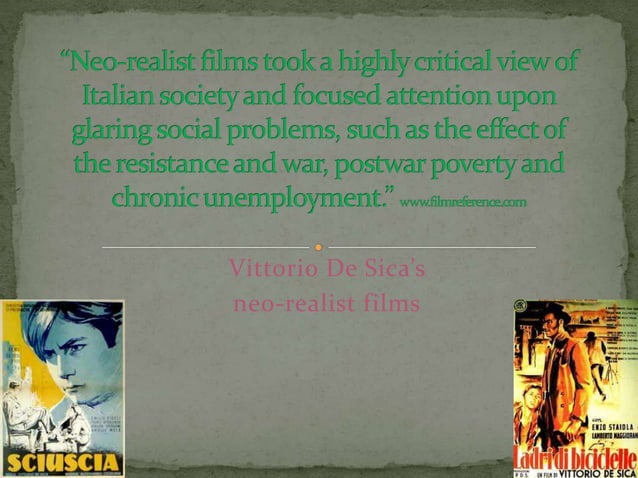 Italia neo realism | PPTX