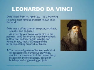 Italian famous people | PPTX