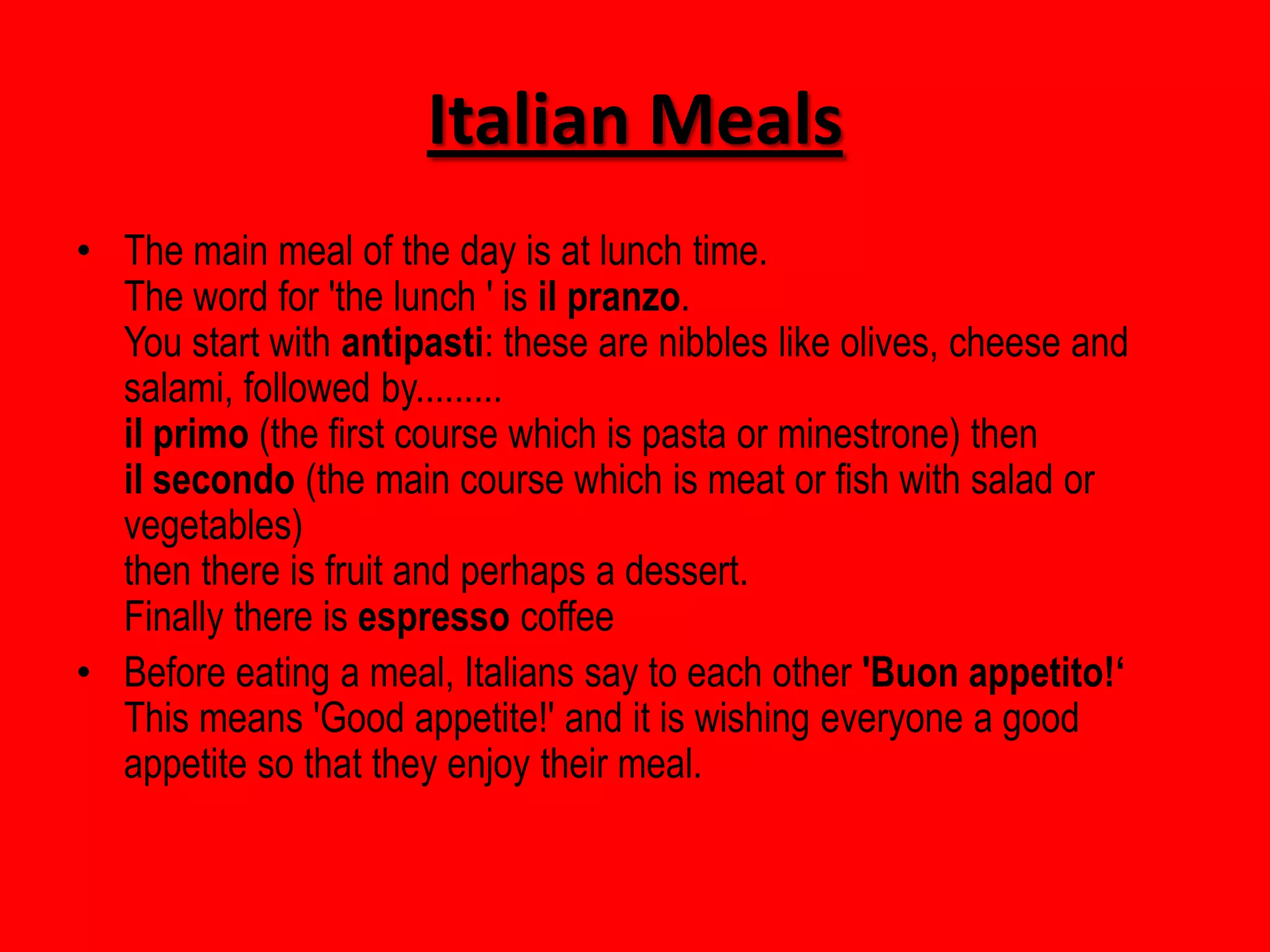 Italian food | PPTX