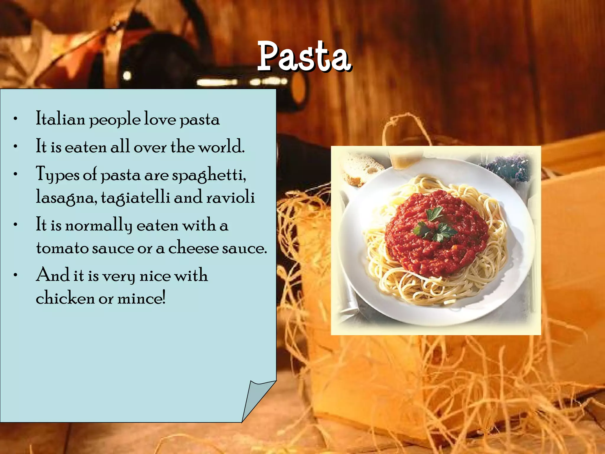 Italian food and wine | PPT