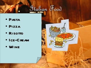 Italian food and wine | PPT