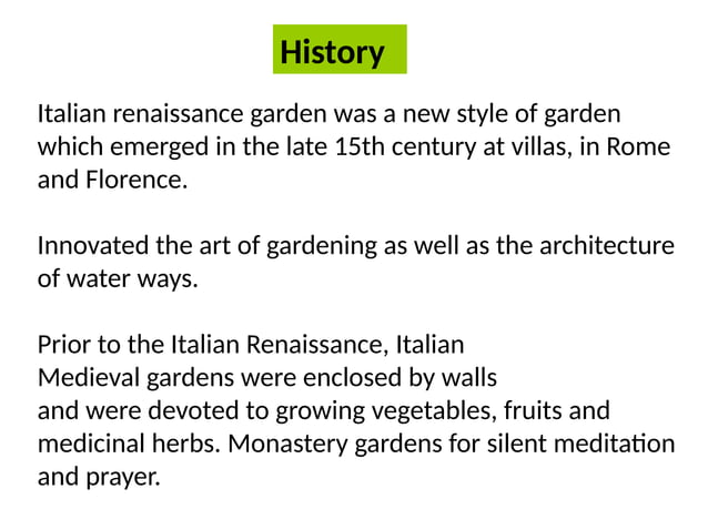 Types of gardens-Italian Garden ppt.pptx | Landscaping | Home & Garden