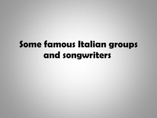 Italian Music | PPT