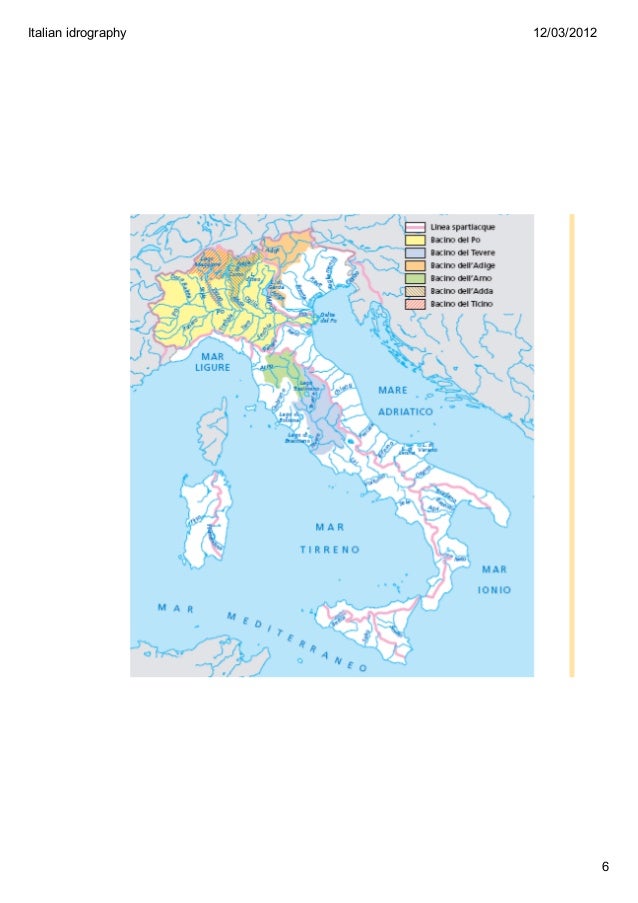 Italian hydrography