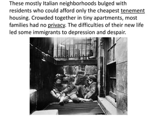 Italian immigrants in usa | PPTX