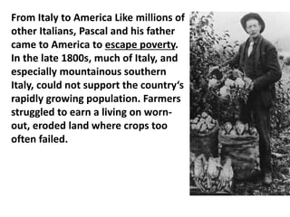Italian immigrants in usa | PPTX