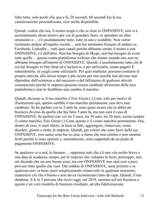 Italian interview transcript | PDF