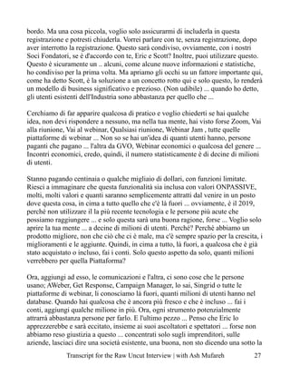 Italian interview transcript | PDF