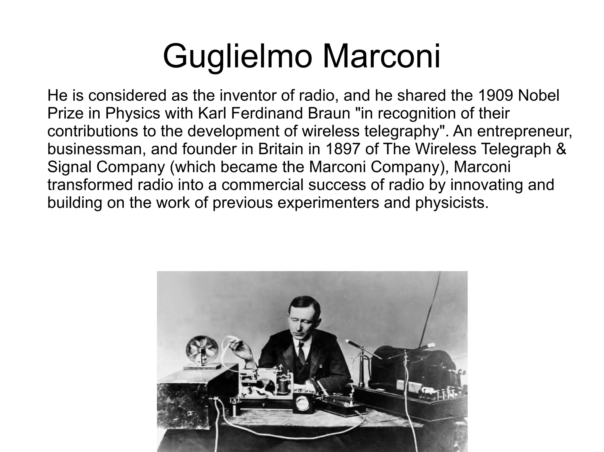 Italian Inventors and Inventions | ODP