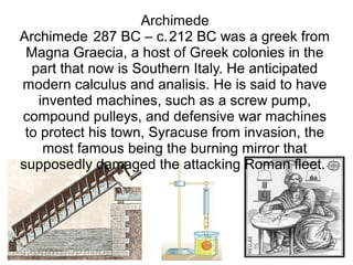 Italian Inventors and Inventions | ODP