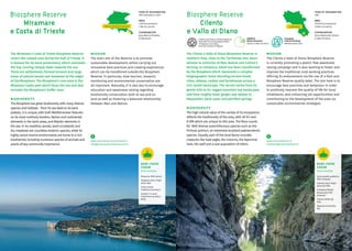 Italian MAB UNESCO Biosphere Reserves | Luglio 2019 | PDF