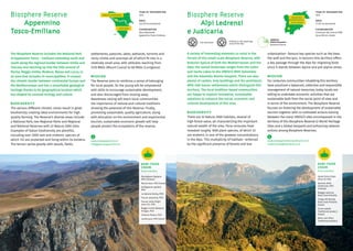 Italian MAB UNESCO Biosphere Reserves | Luglio 2019 | PDF